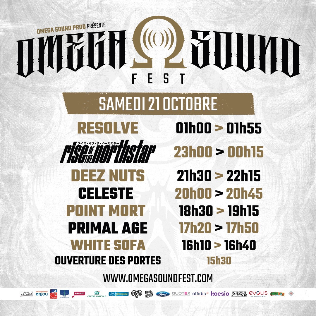 Omega Sound Fest 2023 - Horario / Running Order