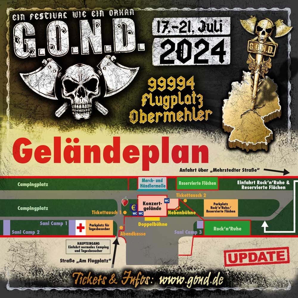 G.O.N.D. Festival 2024 - Mapa