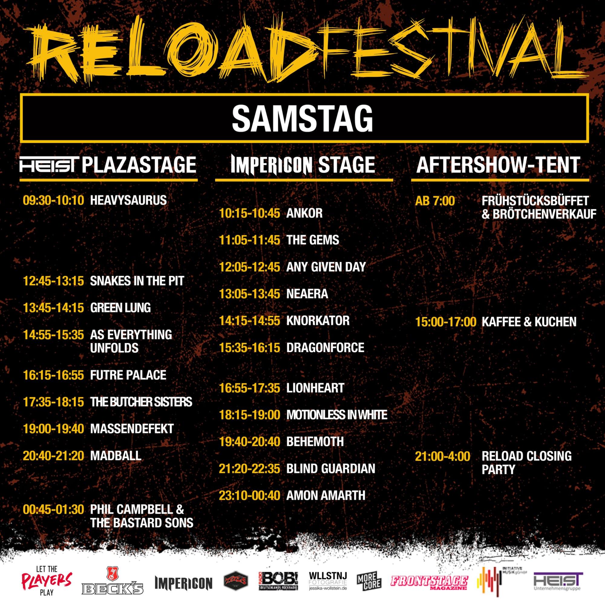 Reload Festival 2024 - Horario / Running Order
