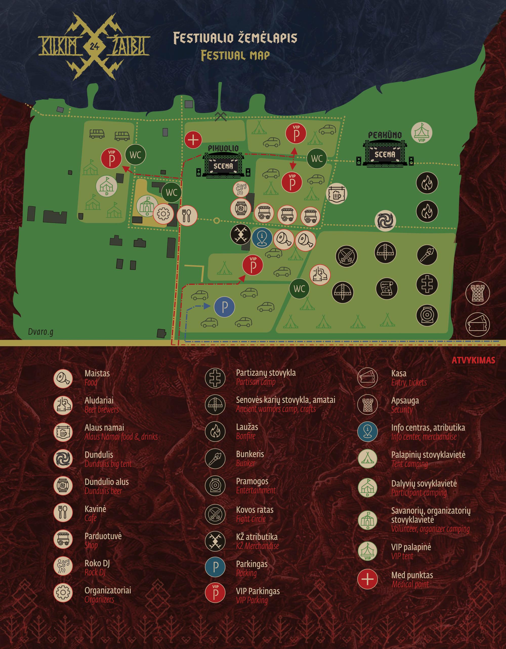 Kilkim Zaibu 2024 - Mapa