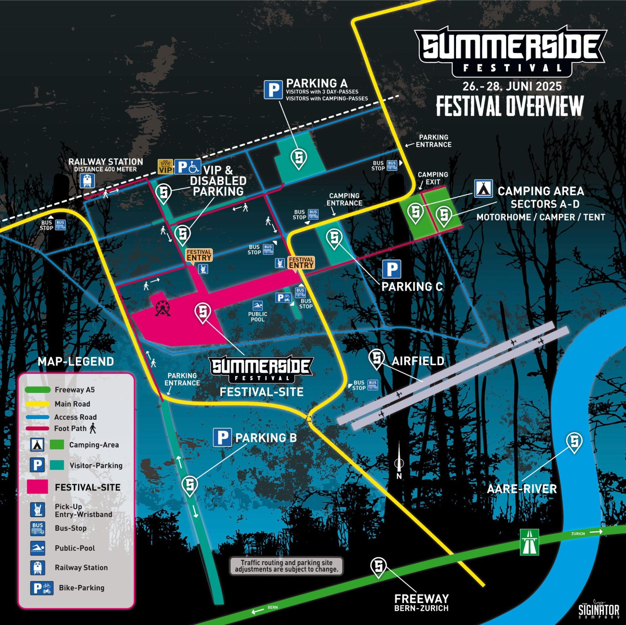 Summerside Festival 2025 - Mapa