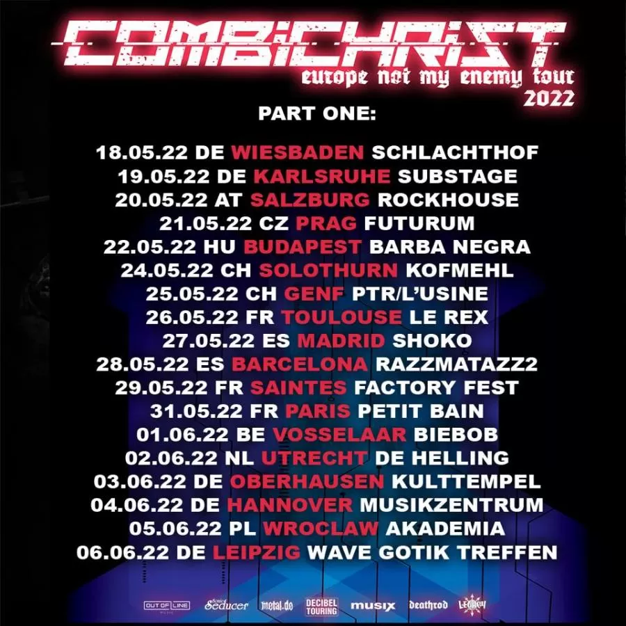 Concierto Combichrist - 20/05/2022 - Salzburg - Rockhouse - Austria