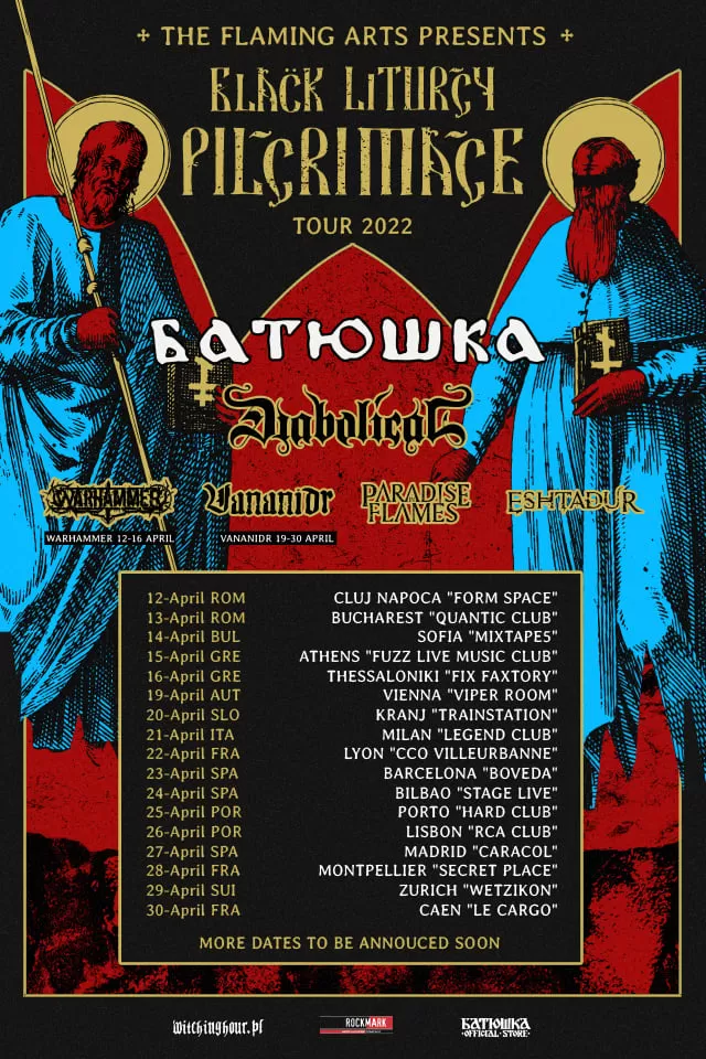 Concierto Batushka - 26/04/2022 - Lisboa - RCA Club - Portugal