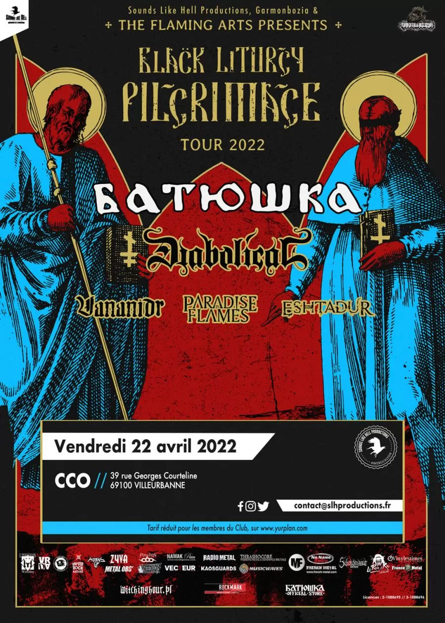 Batushka - Tour 2022 - 22/04/2022 - Villeurbanne - Rhone Alpes ...