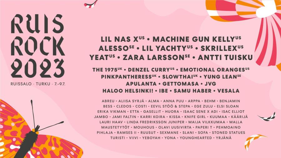 Ruisrock Festival 2023 - 07/07/2023 (3 Días) - Turku - Finlandia