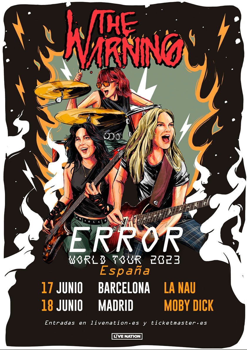 The Warning - Error World Tour 2023 - 18/06/2023 - Madrid - Moby Dick ...