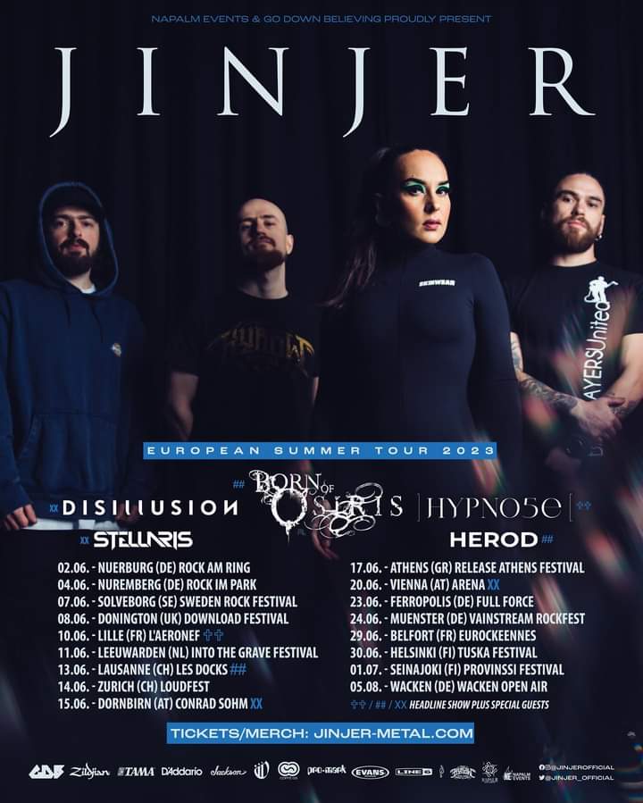 Concierto Jinjer - 13/06/2023 - Lausanne - Docks - Suiza