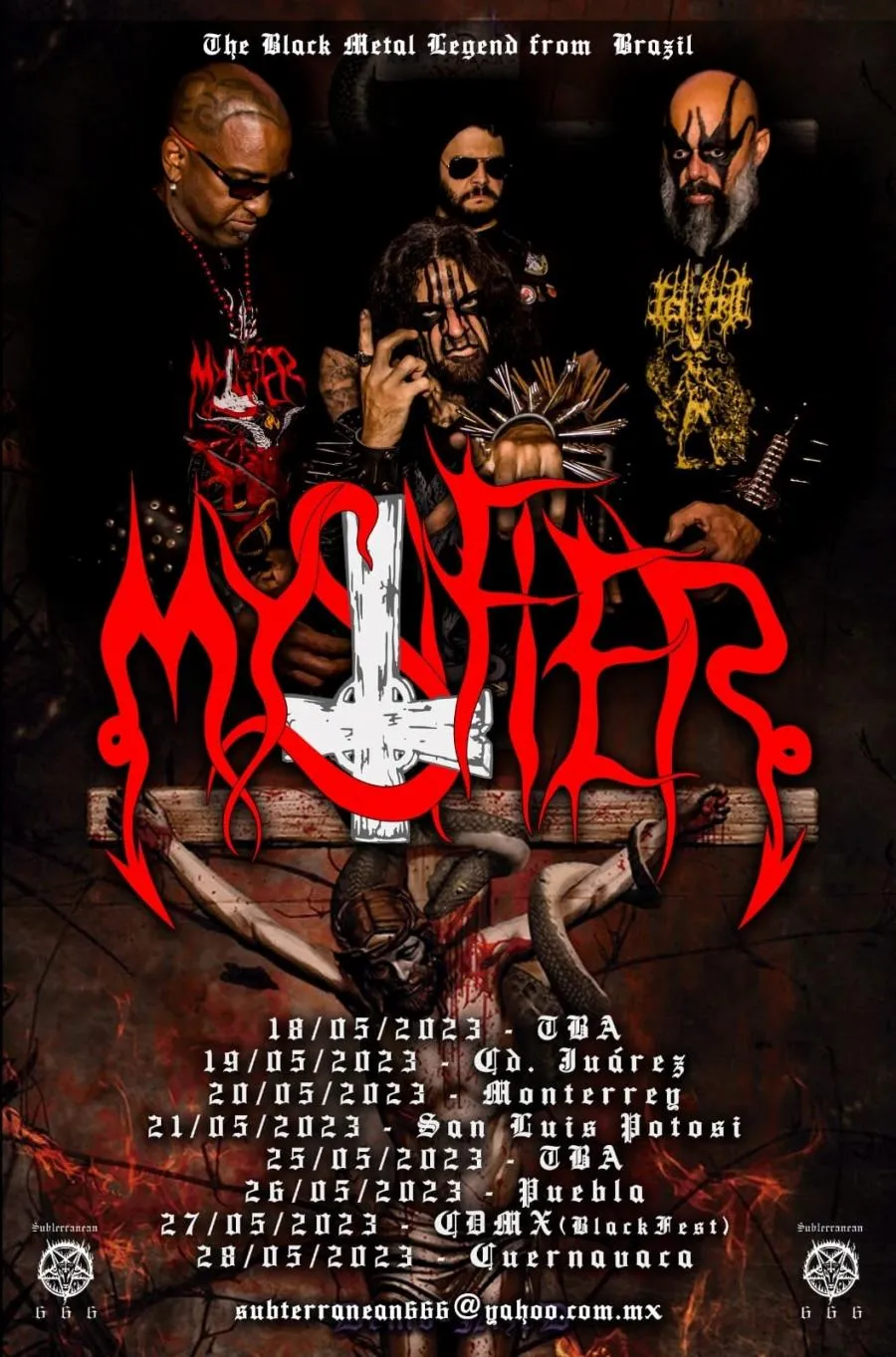 Concierto Mystifier - 25/05/2023 - Querétaro - Rocker Hall - México