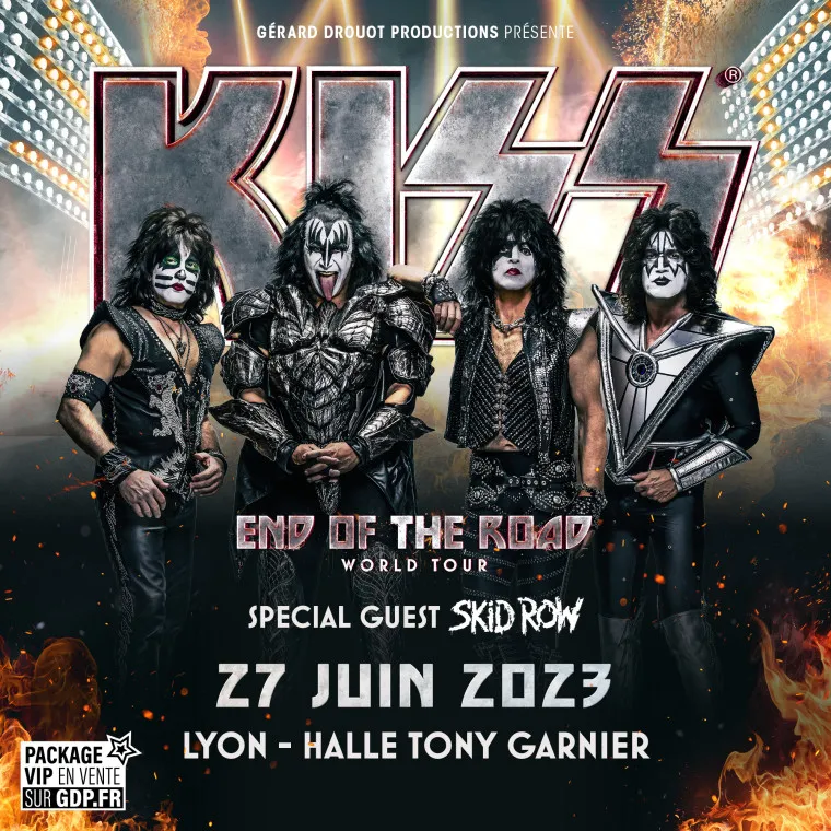 Concierto Kiss - 27/06/2023 - Lyon - Halle Tony Garnier - Francia