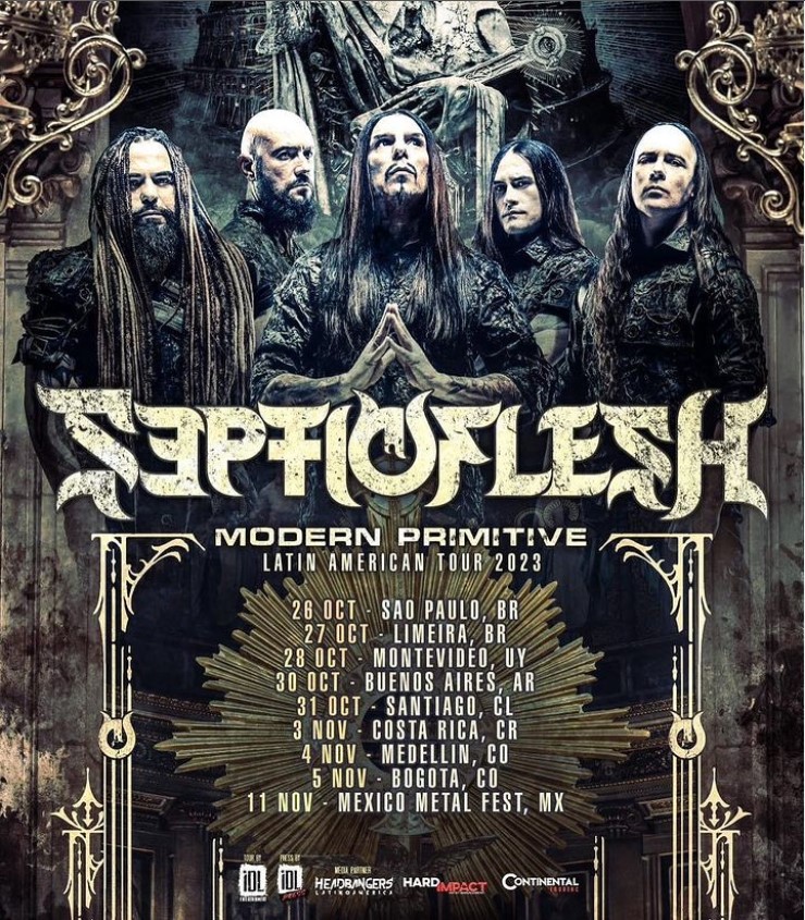Septicflesh - Modern Primitive Latin American Tour 2023 - 04/11/2023 - Medellín - TBA - Colombia