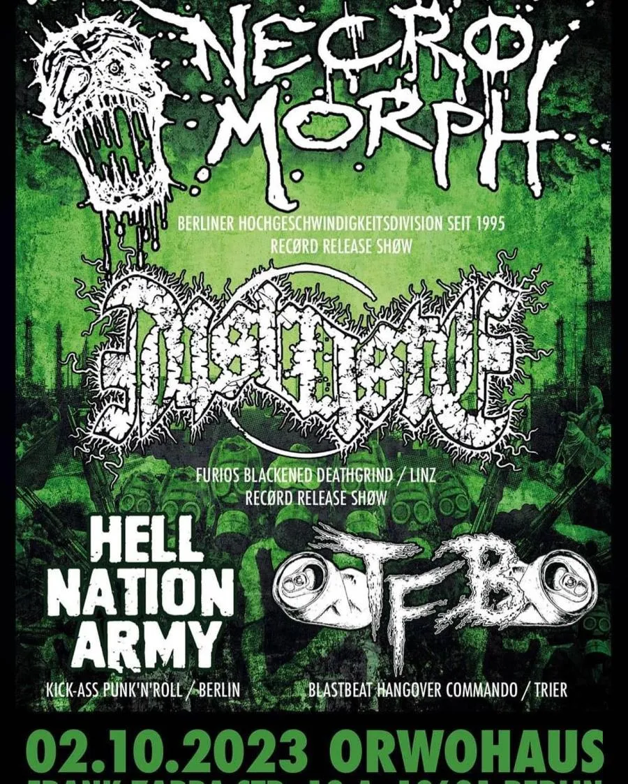 Concierto Necromorph - 02/10/2023 - Berlin - ORWOhaus - Alemania