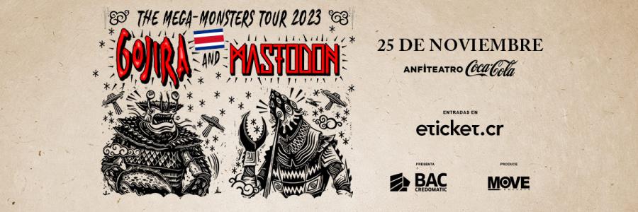The Mega Monsters Tour - 25/11/2023 - Alajuela - TBD - Costa Rica