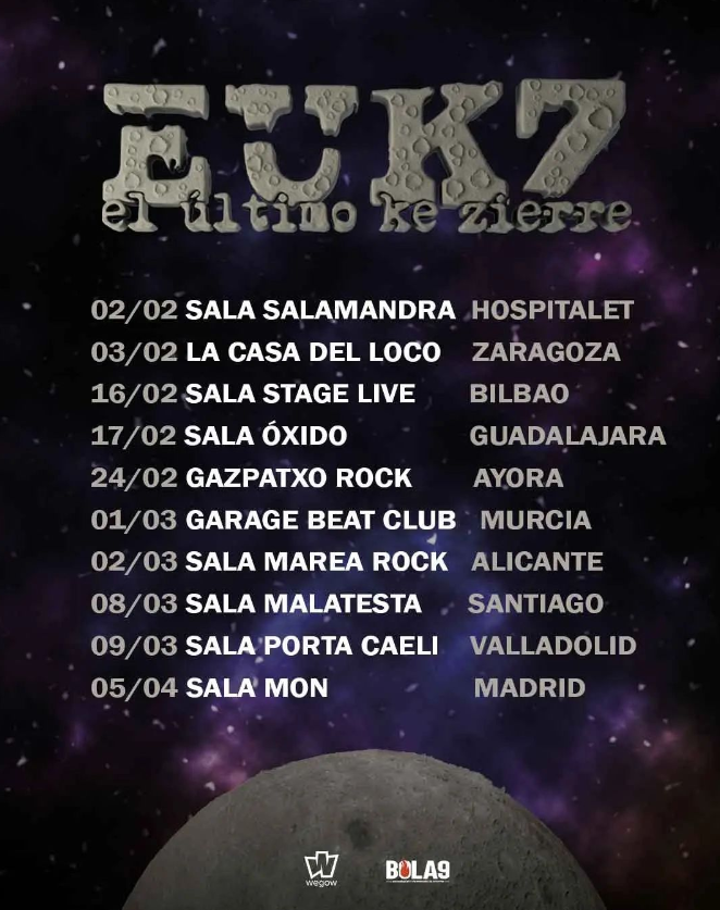 Concierto El Último Ke Zierre - 09/03/2024 - Valladolid - Porta Caeli ...