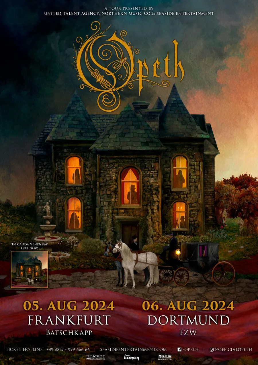 Concierto Opeth - 05/08/2024 - Frankfurt - Batschkapp - Alemania