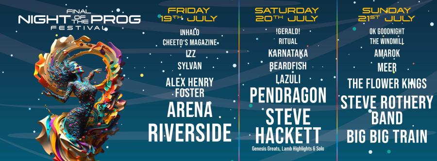 Night of the Prog Fest 2024 - 19/07/2024 (3 días) - St. Goarshausen - Loreley Freilichtbühne ...