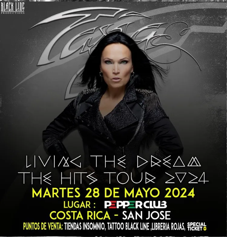 Tarja - Living the dream - The Hits Tour 2024 - 28/05/2024 - San José ...