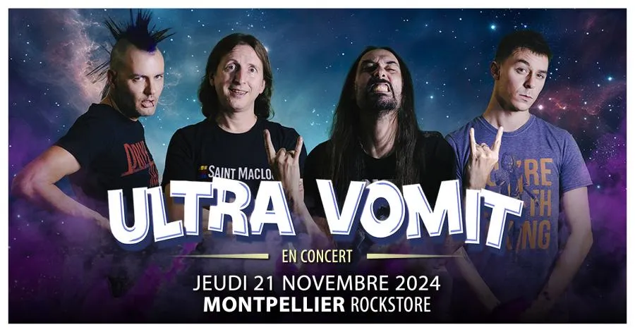 Concierto Ultra Vomit - 21/11/2024 - Montpellier - Rockstore - Francia