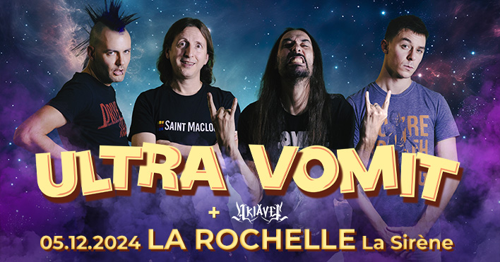 Concierto Ultra Vomit - 05/12/2024 - La Rochelle - La Sirène - Francia