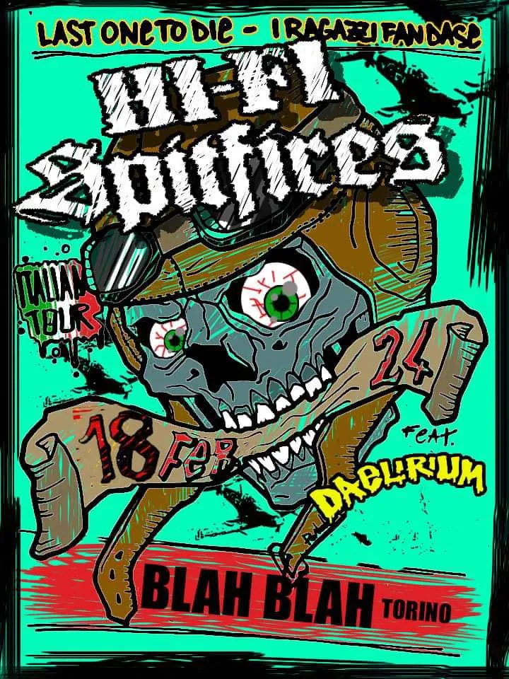 Concierto Hi-Fi Spitfires - 18/02/2024 - Torino - BLAH BLAH - Italia