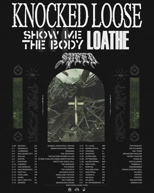 Concierto Knocked Loose - 14/05/2024 - Seattle - Showbox Sodo - Estados ...