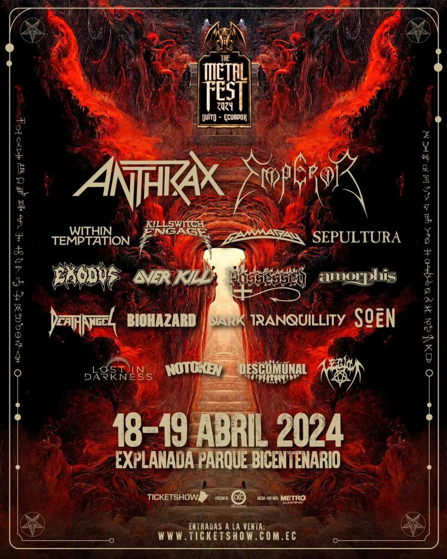 The Metal Fest 2024 - 18/04/2024 (2 Días) - Quito - Ecuador