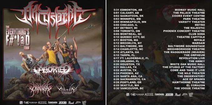 Concierto Archspire - 28/06/2024 - Portland - Hawthorne Theater ...