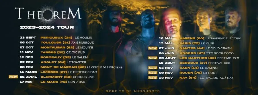 Concierto Theorem - 07/06/2024 - Rezé - Cold Crash - Francia