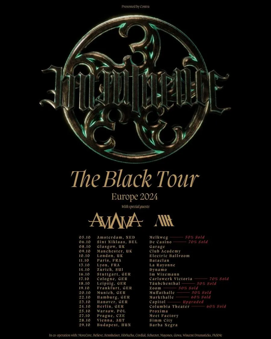 Concierto Imminence - 25/10/2024 - Warsaw - Proxima - Polonia