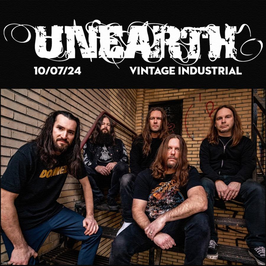 Unearth - Summer European Tour 2024 - 10/07/2024 - Zagreb - Vintage ...