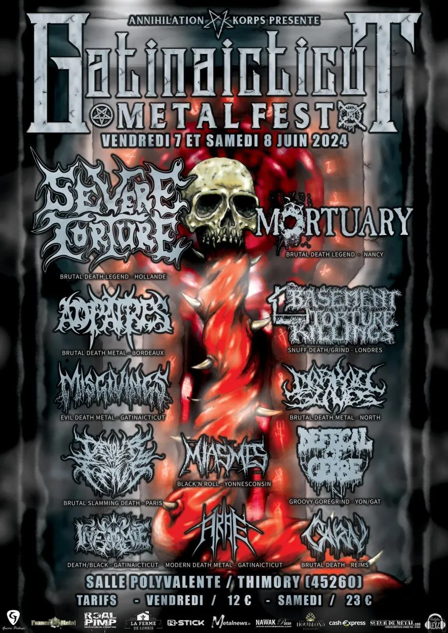 Gatinaicticut Metal Fest 2024 - 07/06/2024 (2 días) - Thimory - Francia