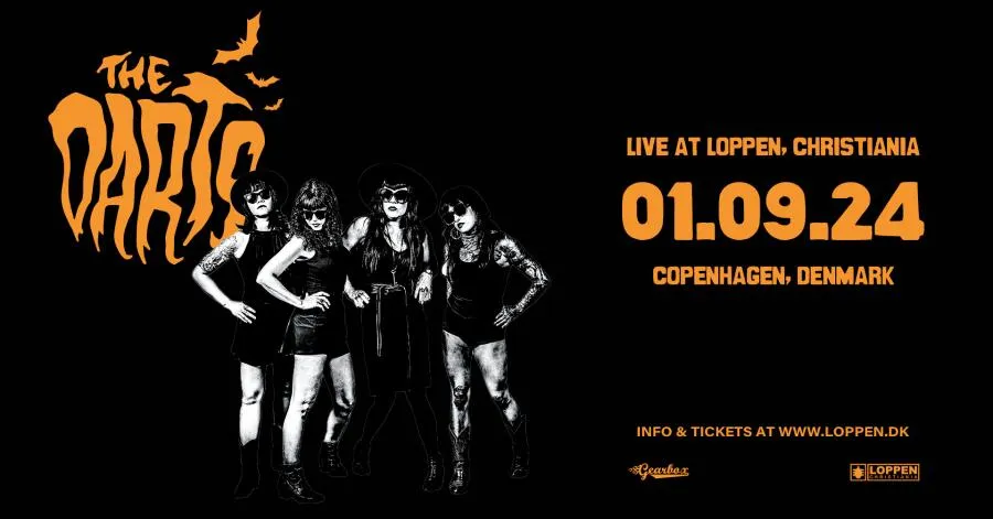 Concierto The Darts - 01/09/2024 - Copenhagen - Loppen - Dinamarca