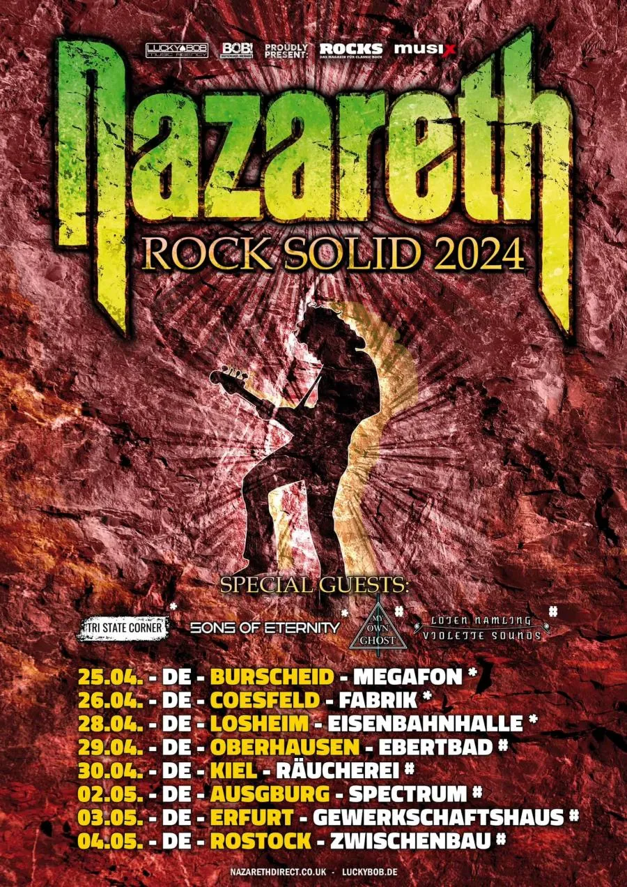 Concierto Nazareth - 25/04/2024 - Burscheid - Megafon - Alemania