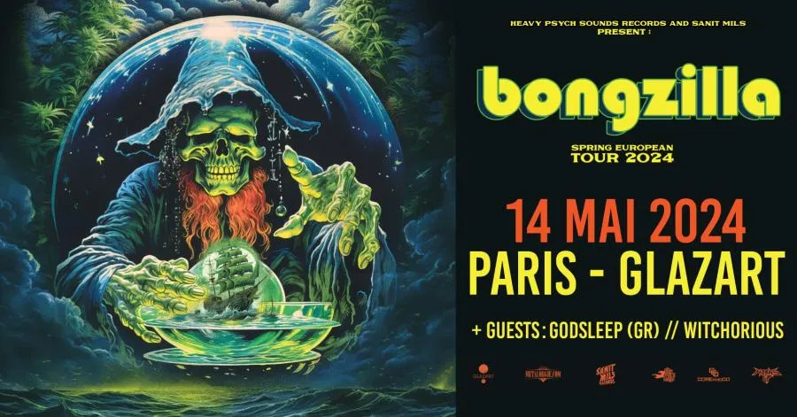Concierto Bongzilla - 14/05/2024 - Paris - Le Glazart - Francia