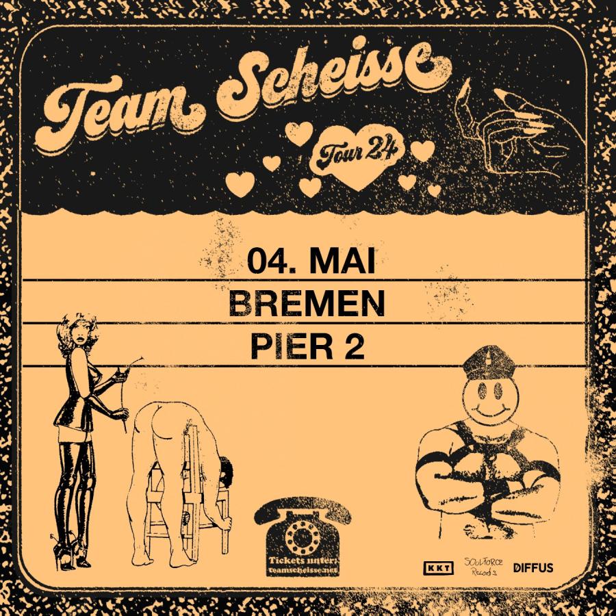 Concierto Team Scheisse - 04/05/2024 - Bremen - Pier 2 - Alemania
