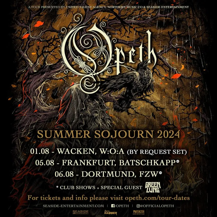 Concierto Opeth - 05/08/2024 - Frankfurt - Batschkapp - Alemania