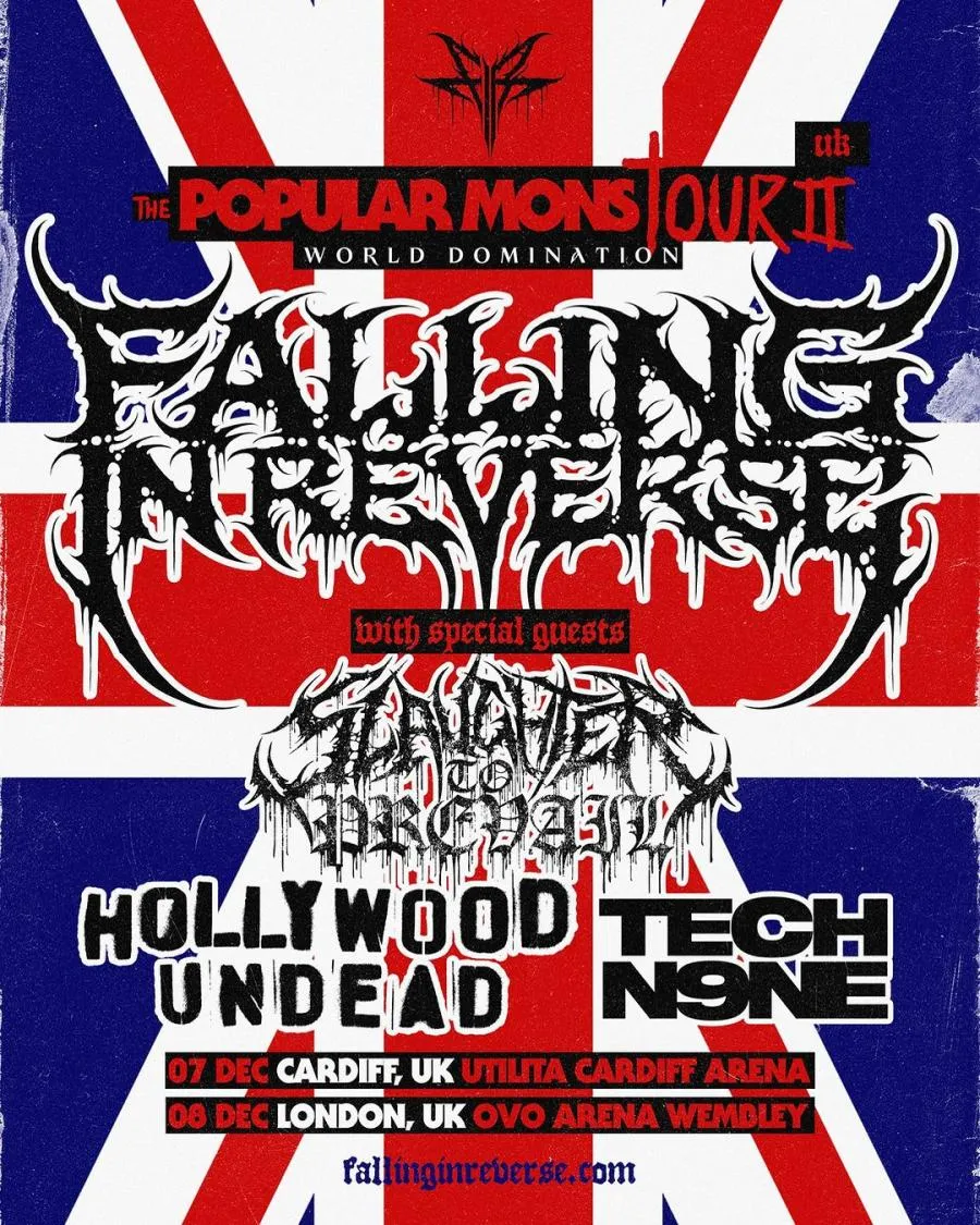 Falling In Reverse - UK Tour 2024 - 07/12/2024 - Cardiff - Utilita ...