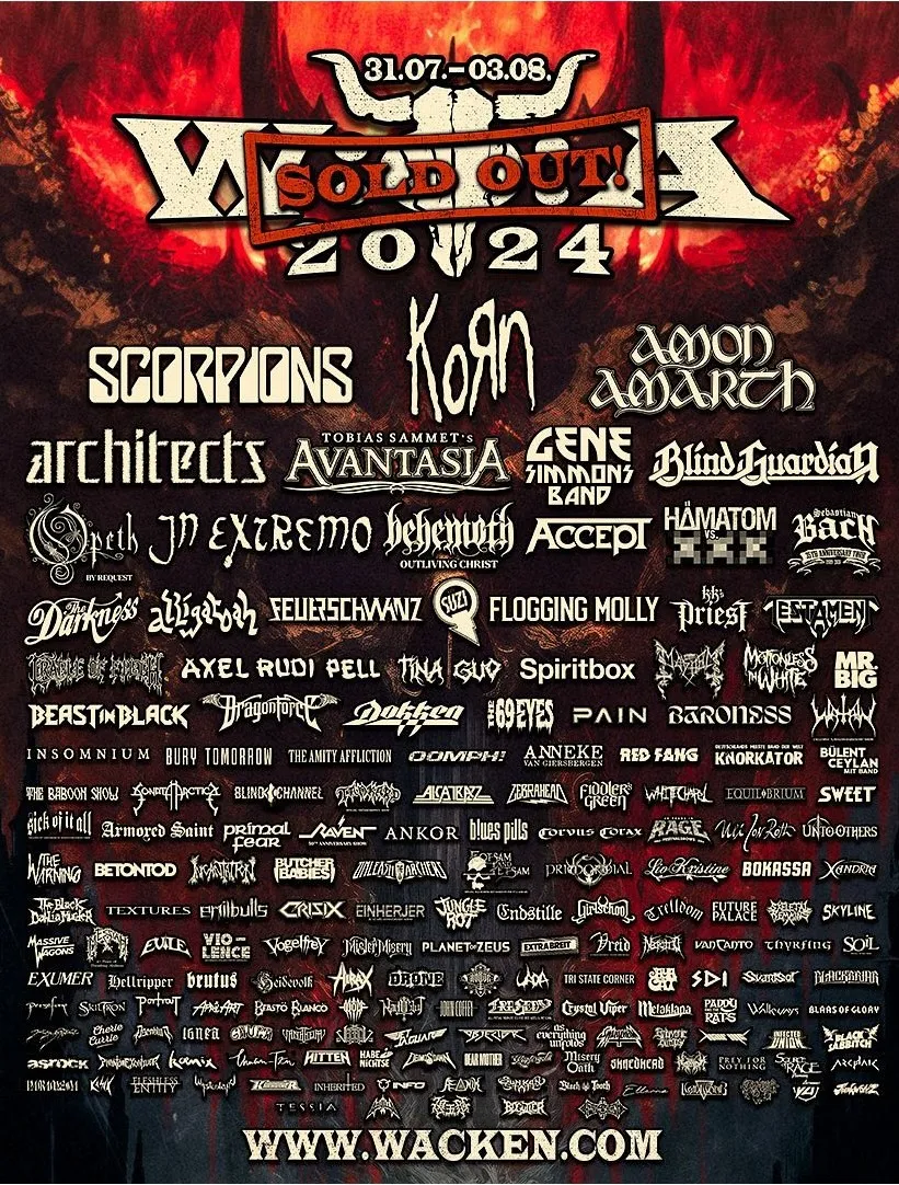Wacken Open Air 2024 - 31/07/2024 (4 Días) - Wacken - Alemania