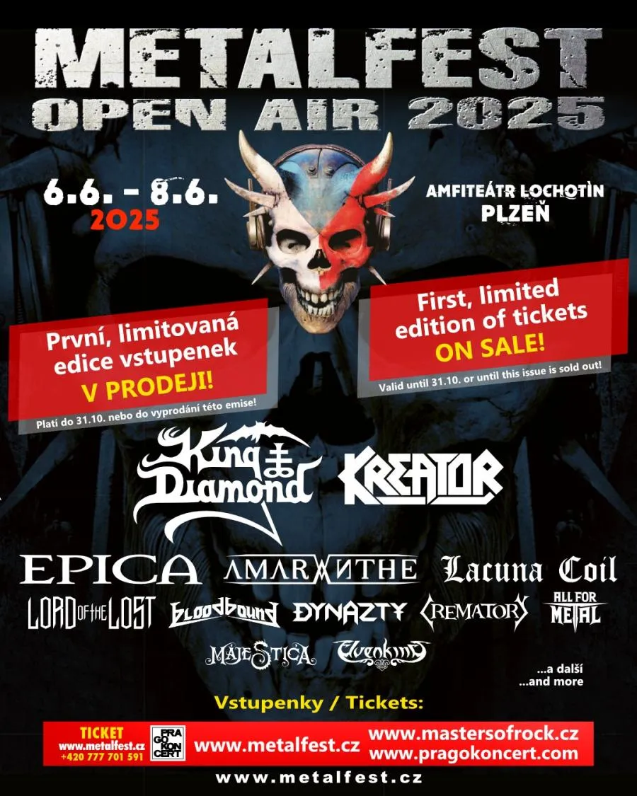 Metalfest Open Air 2025 - 06/06/2025 (3 Días) - Plzen - Lochotin amphitheater - Chequia