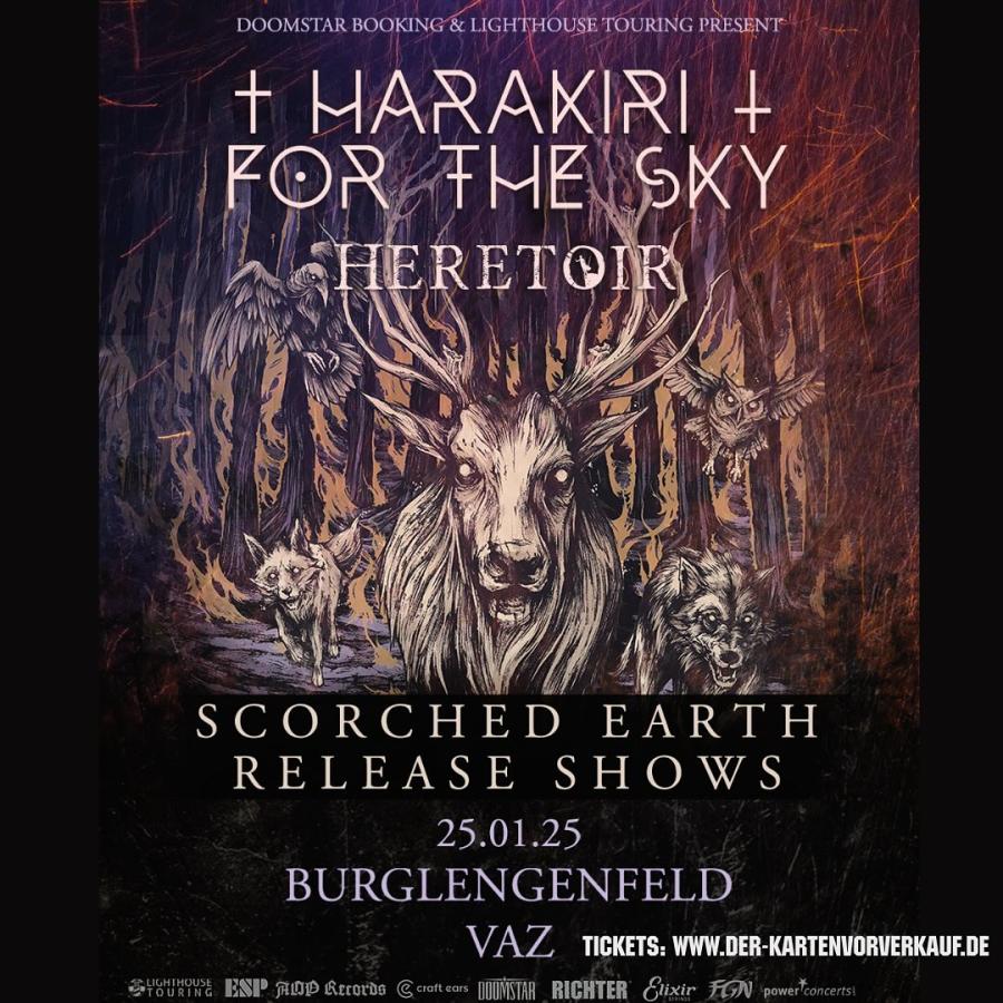 Concierto Harakiri For The Sky - 25/01/2025 - Burglengenfeld - VAZ Pfarrheim - Alemania