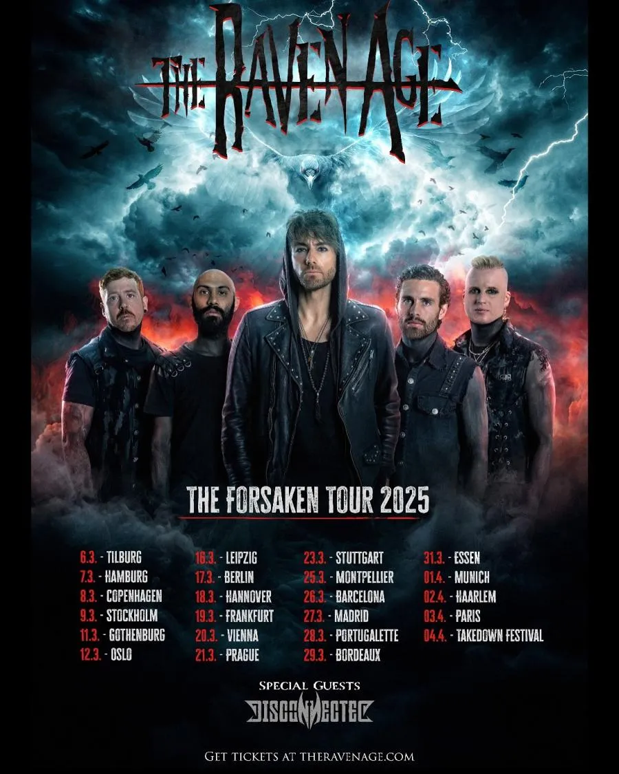 The Raven Age - The Forsaken Tour 2025 - 16/03/2025 - Leipzig ...