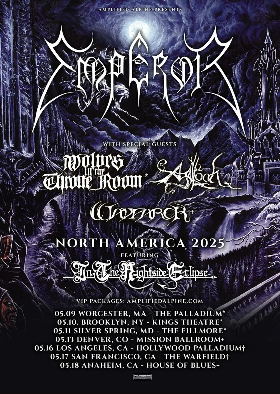 Emperor - In The Nightside Eclipse - North America Tour 2025 - 13/05 ...