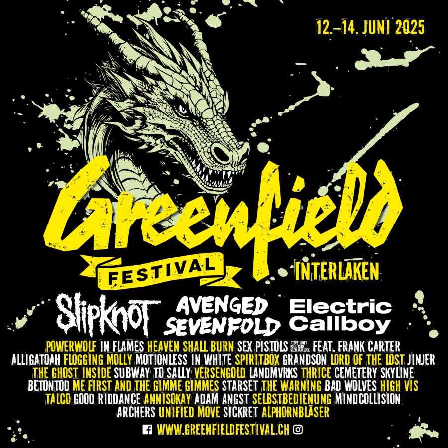 Greenfield Festival 2025 - 12/06/2025 (3 Días) - Interlaken - Suiza