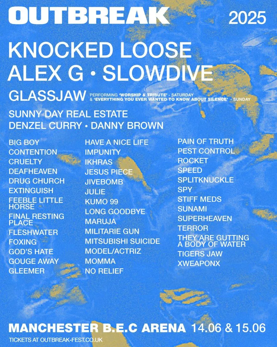 Outbreak Fest 2025 - 14/06/2025 (2 días) - Manchester - Bowlers ...