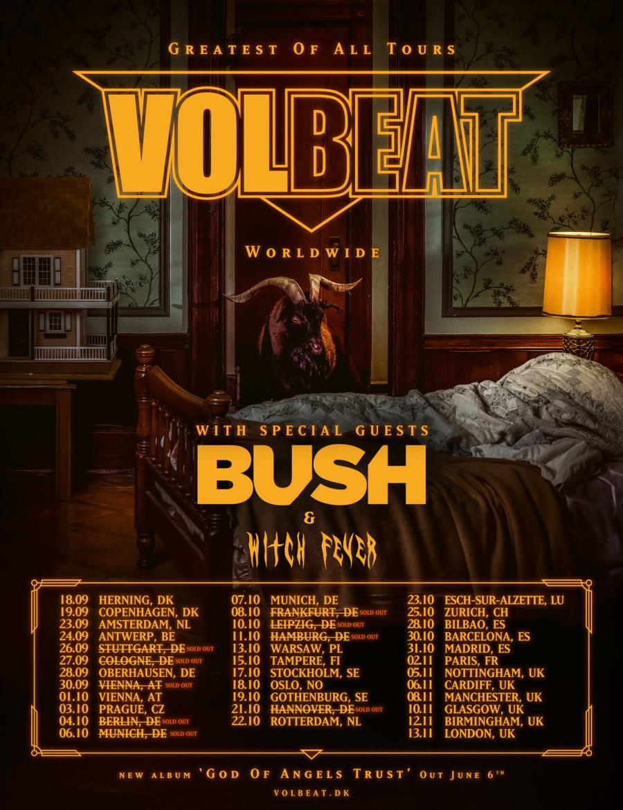 Volbeat - Greatest of All Tours 2025 - 28/10/2025 - Bilbao - Bilbao ...