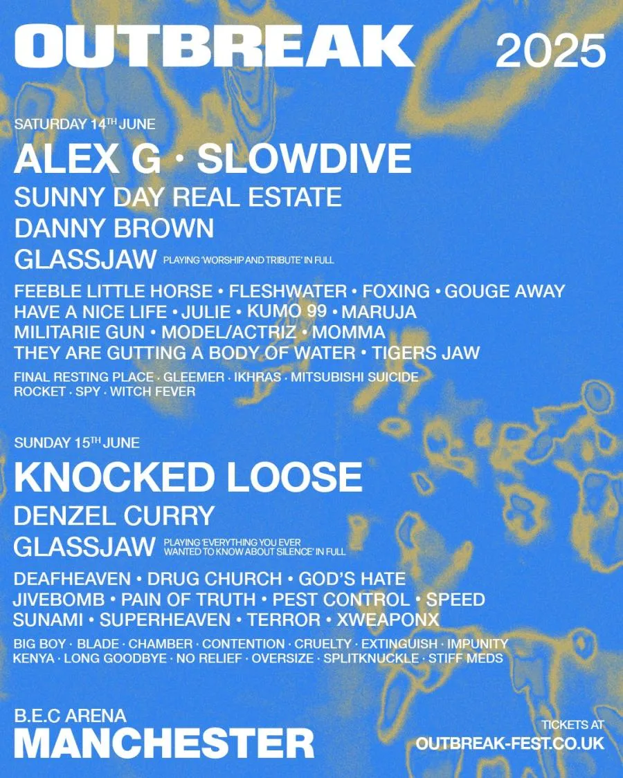 Outbreak Fest 2025 - 14/06/2025 (2 Días) - Manchester - Bowlers ...