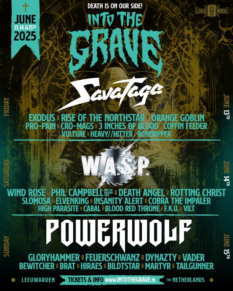 Into The Grave 2025 - 13/06/2025 (3 Días) - Leeuwarden - Países Bajos