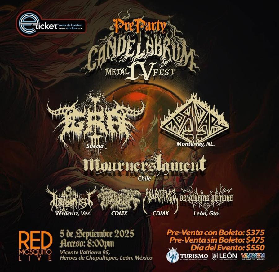 Candelabrum Metal Fest 2025 - PreParty - 05/09/2025 - León de los ...