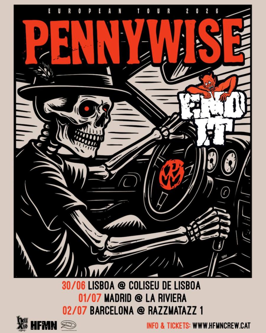 Concierto Pennywise - 02/07/2026 - Barcelona - Razzmatazz - España